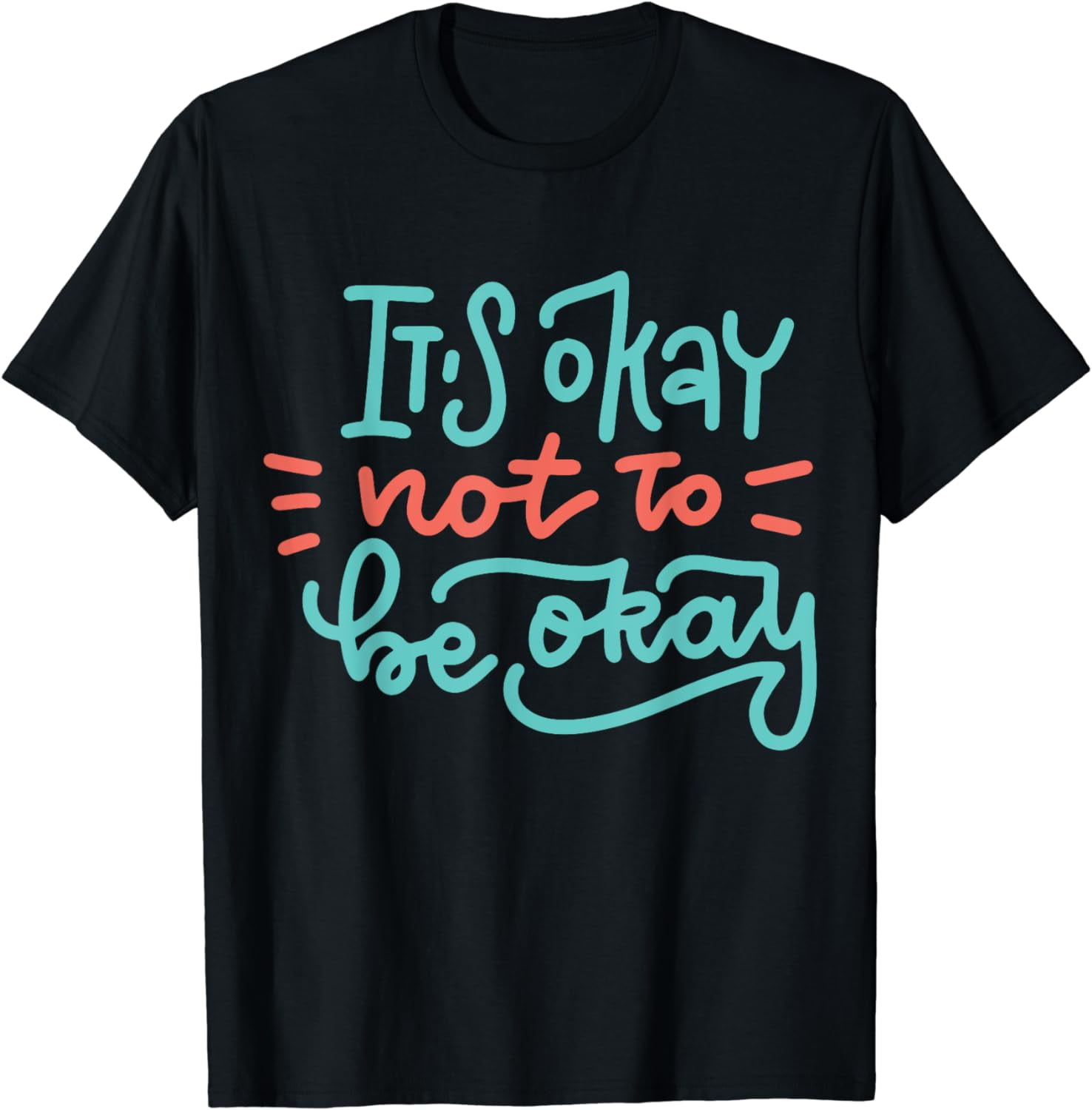 Mental Health Awareness Ribbon & Items It's Okay Not To Be Okay Cotton ...