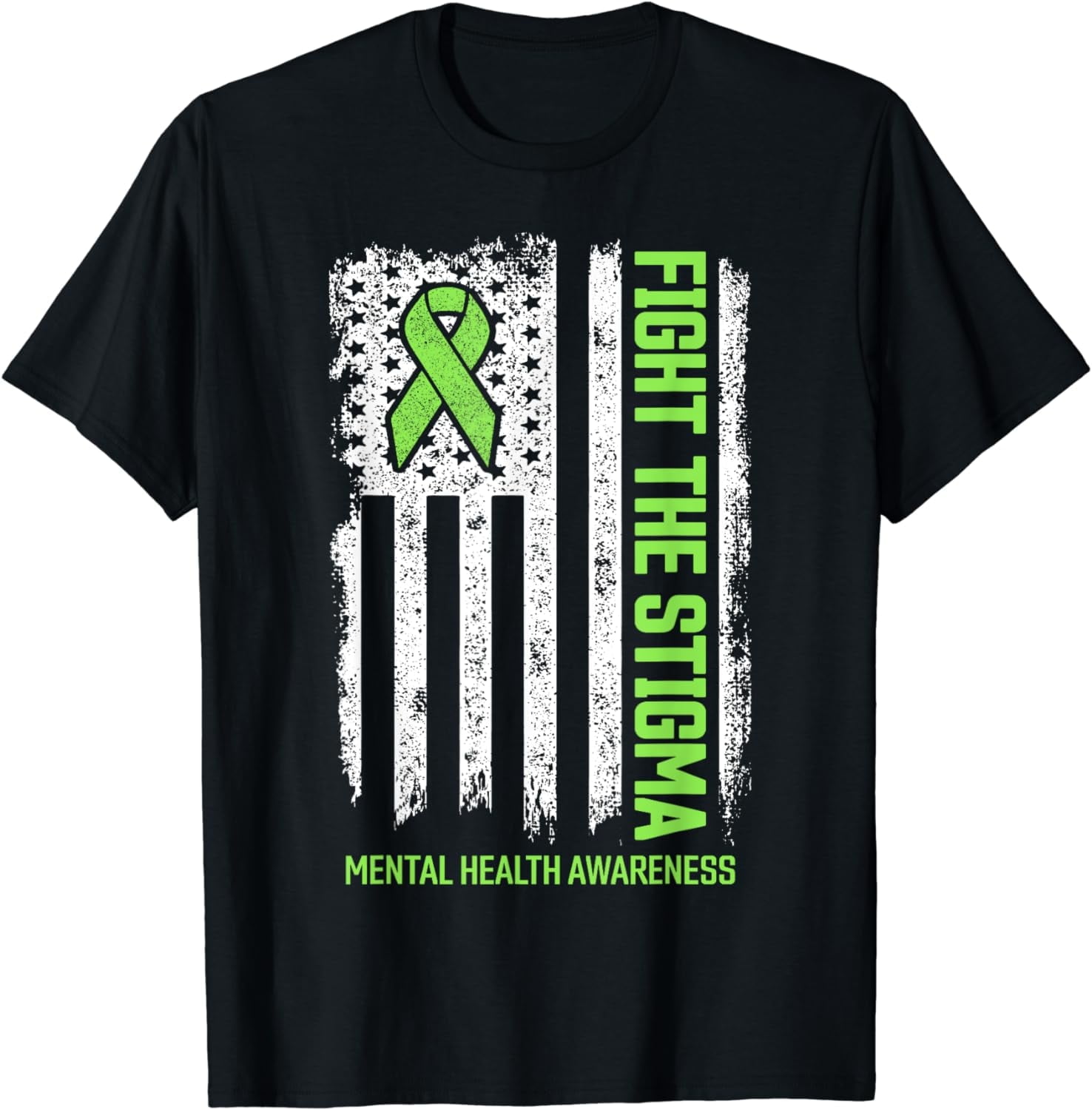 Mental Health Awareness Shirt Fight the Stigma Mental Health T-Shirt - Walmart.com