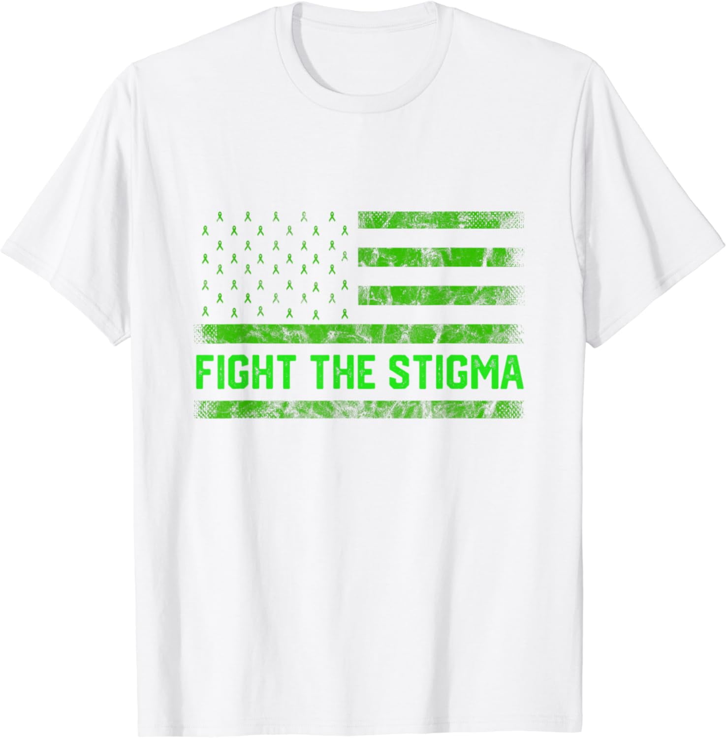 Mental Health Awareness Shirt Mental Health Flag USA T-Shirt - Walmart.com
