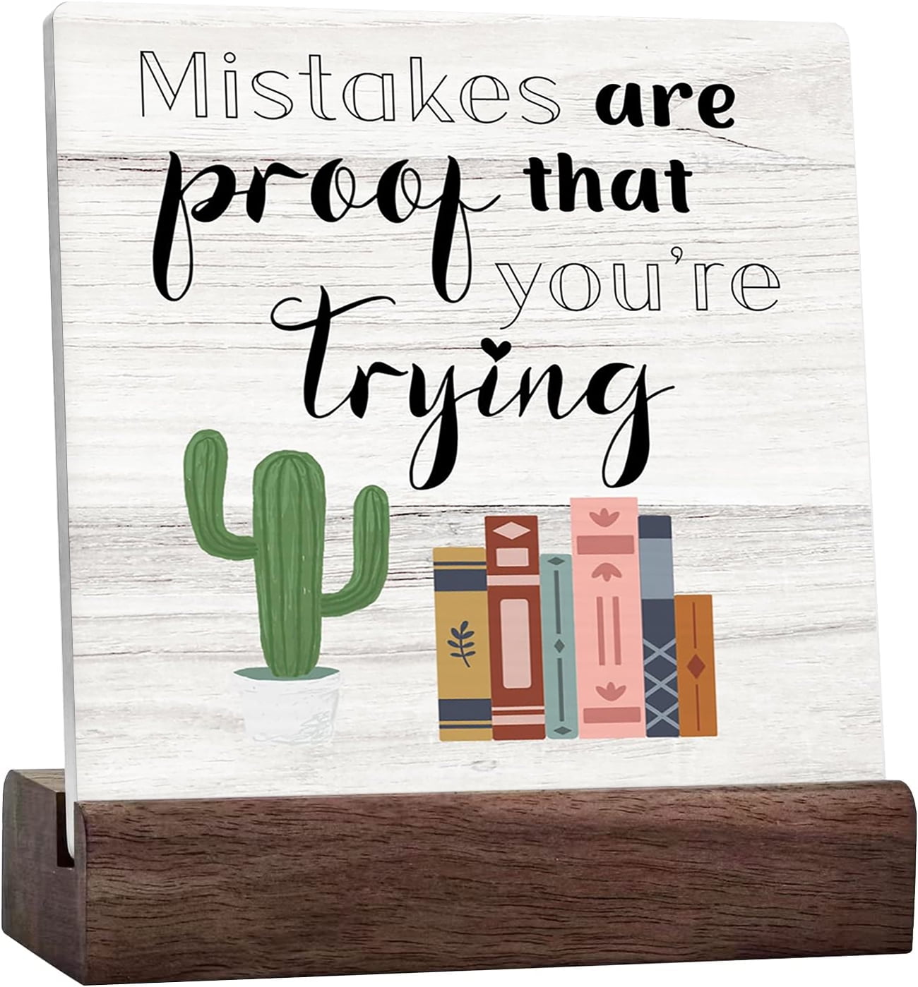 Mental Health Boho Classroom Ceramic Desk Sign Desk Decor ...