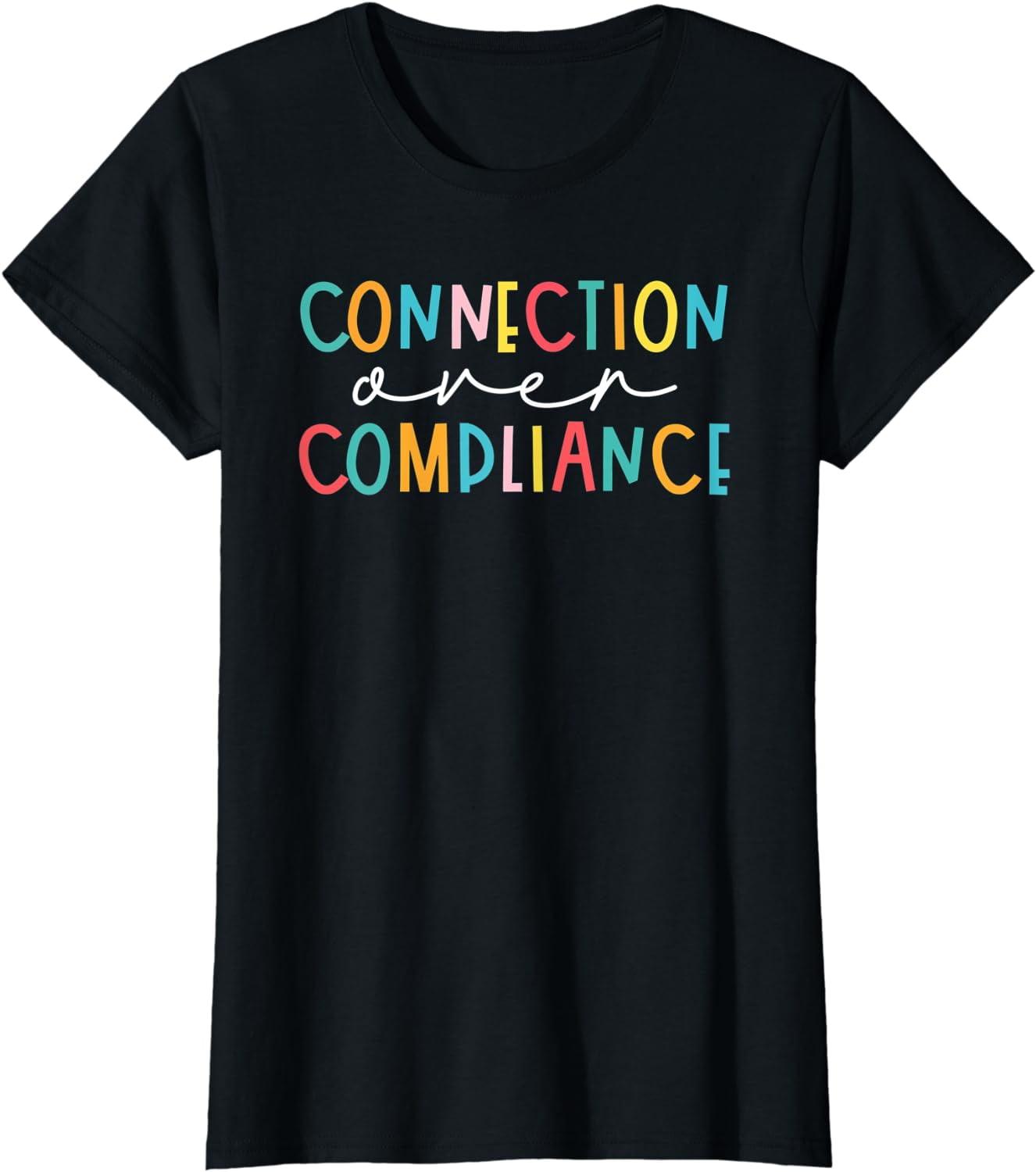 Mental Health Connection Over Compliance Autism Awareness T-Shirt ...