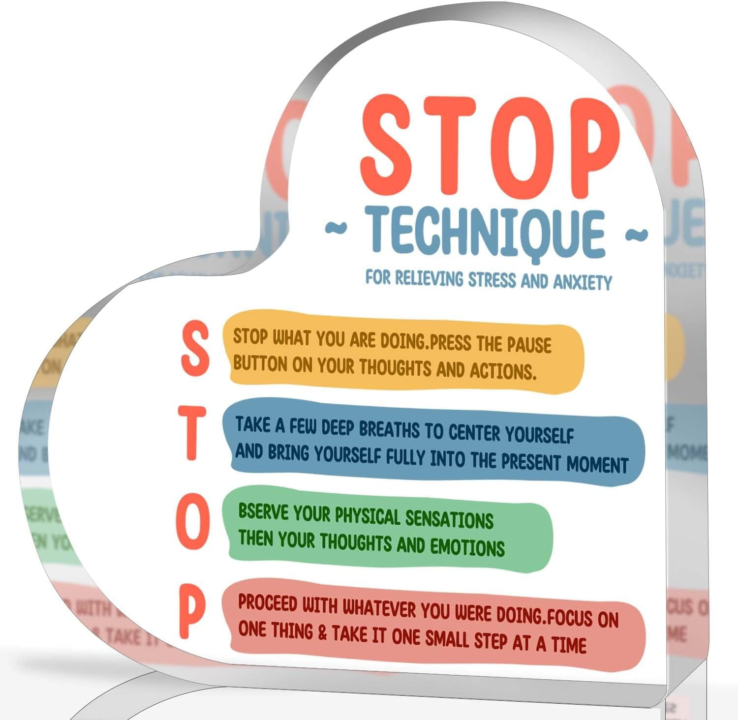 Mental Health Decor, Anxiety Coping Strategies Decor Sign ...