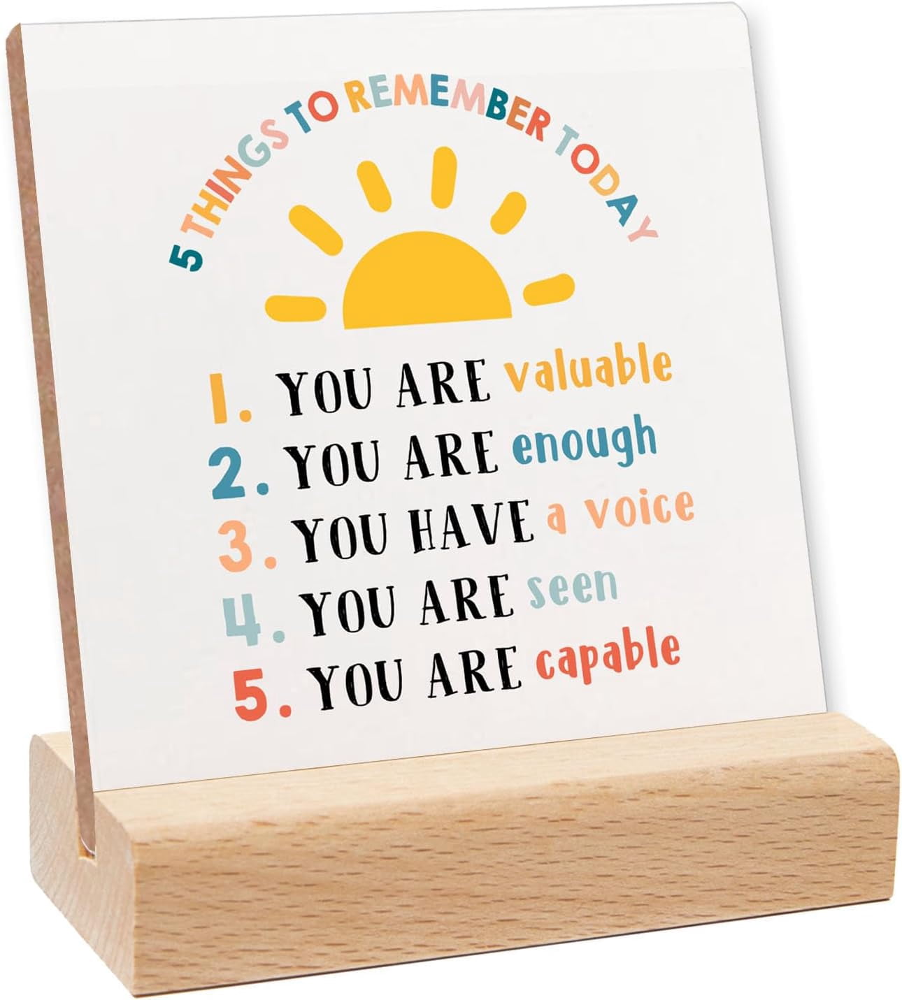 Mental Health Desk Decor Sign, Mental Health Gifts For Therapist Office ...