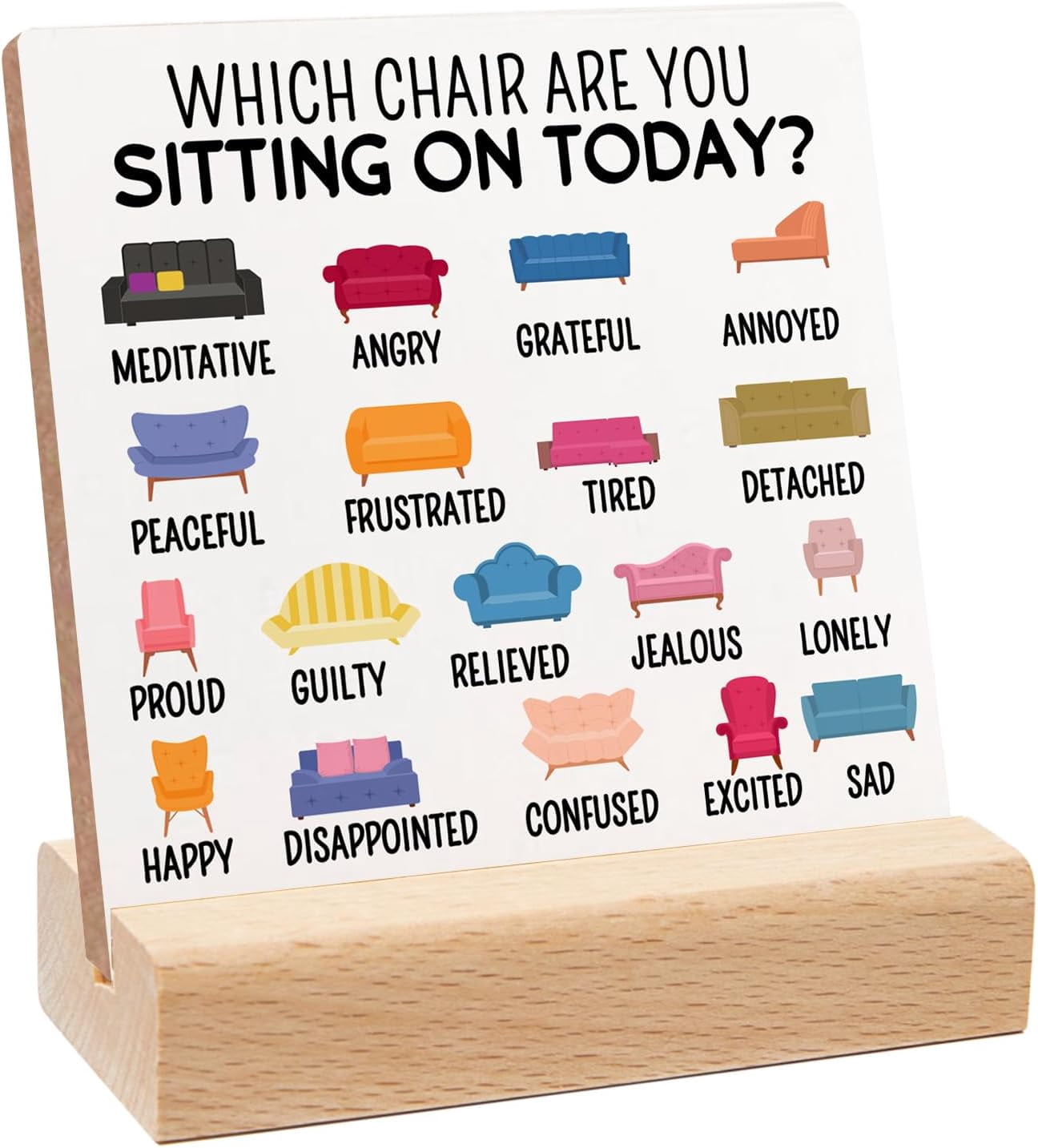 Mental Health Gift, Positive Psychology Affirmations Decor Sign, Mental ...