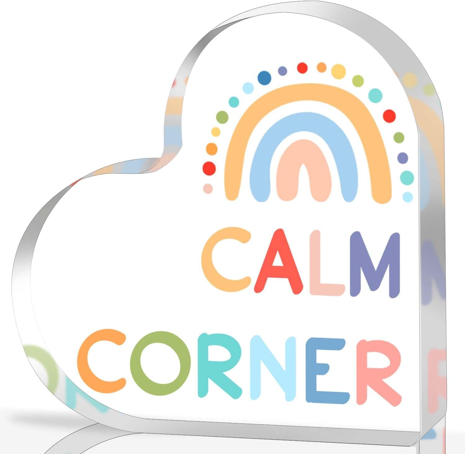 Mental Health Gifts School Counselor Gifts Calming Corner Heart Acrylic ...