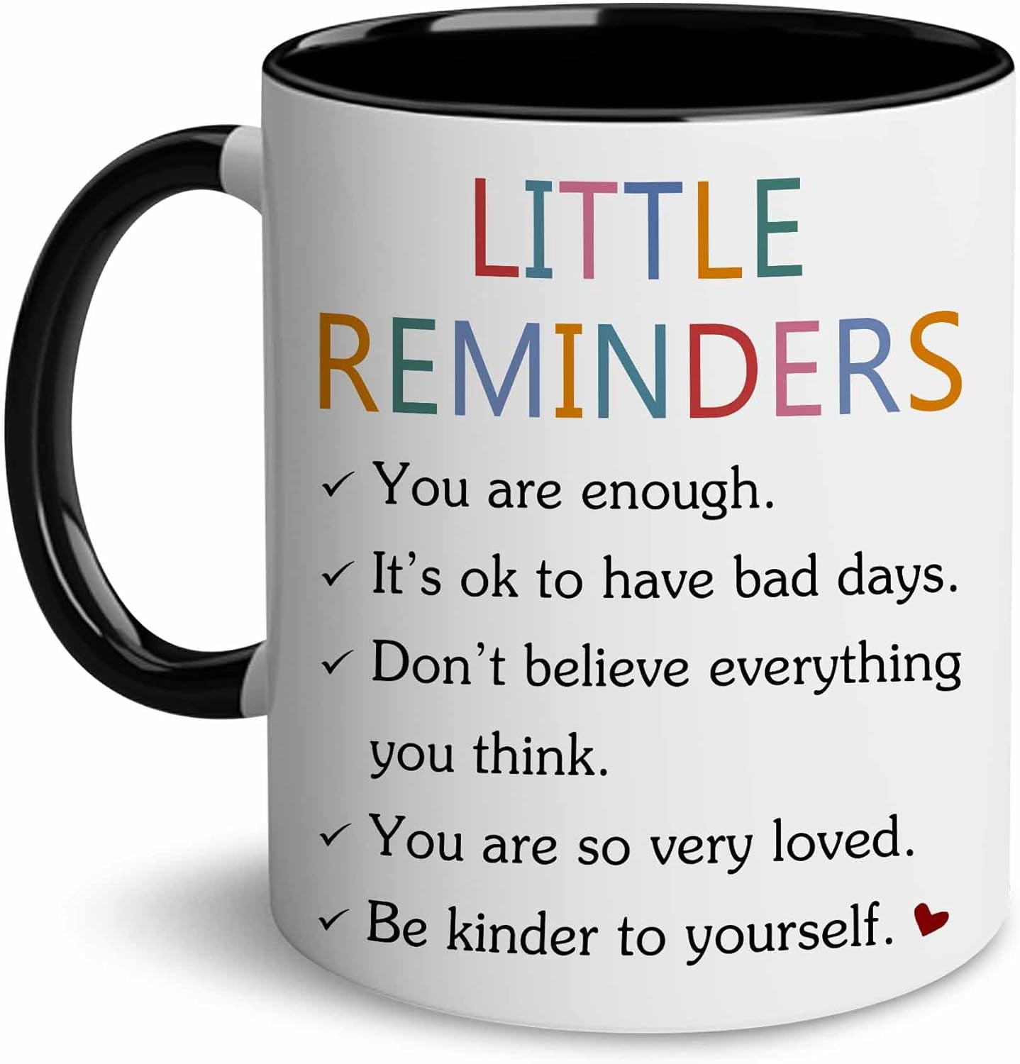 Mental Health Gifts For Women - Little Reminders Mug - Self Love Gifts ...