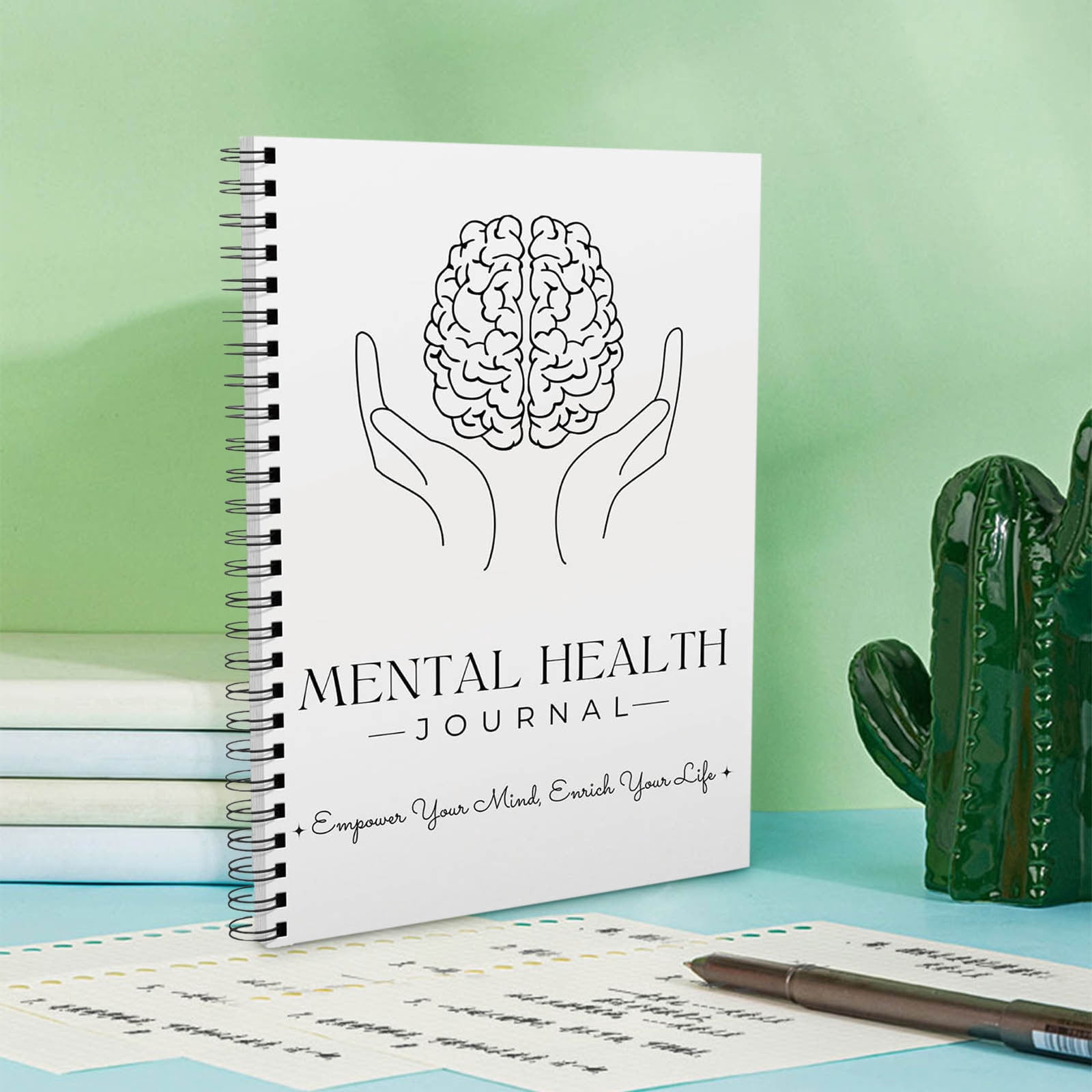 Mental Health Journal for Women and Men, Self-Care Journal to Practice ...
