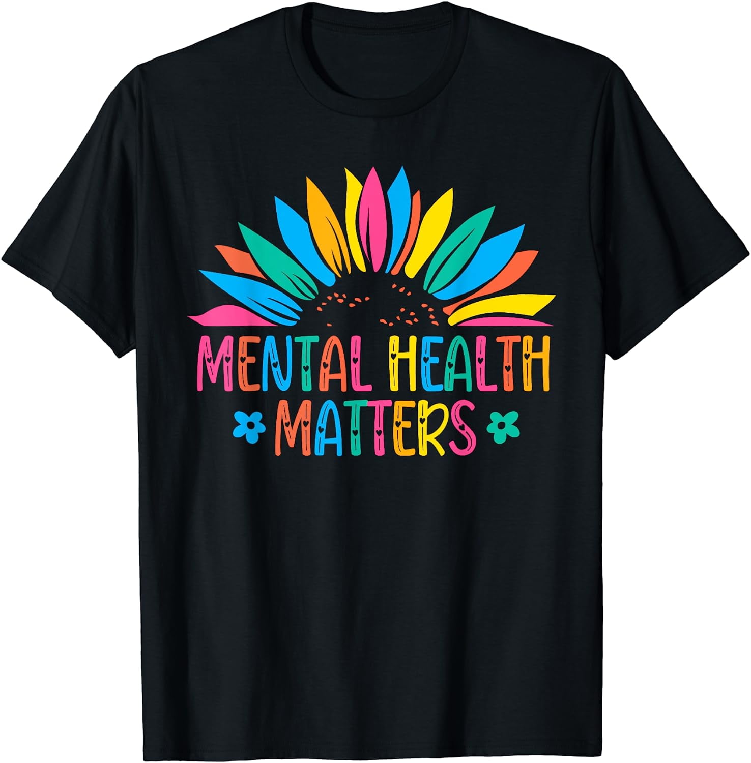 Mental Health Matters Brain Illness Mental Health Awareness T-Shirt ...