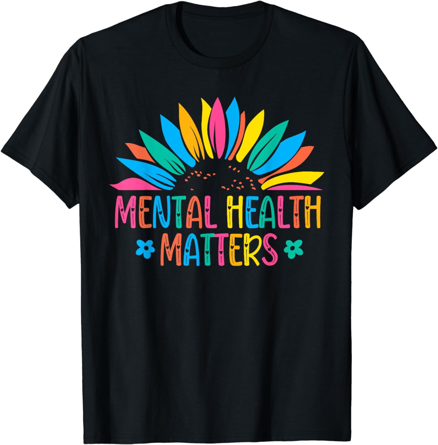 Mental Health Matters Brain Illness Mental Health Awareness T-Shirt - Walmart.com