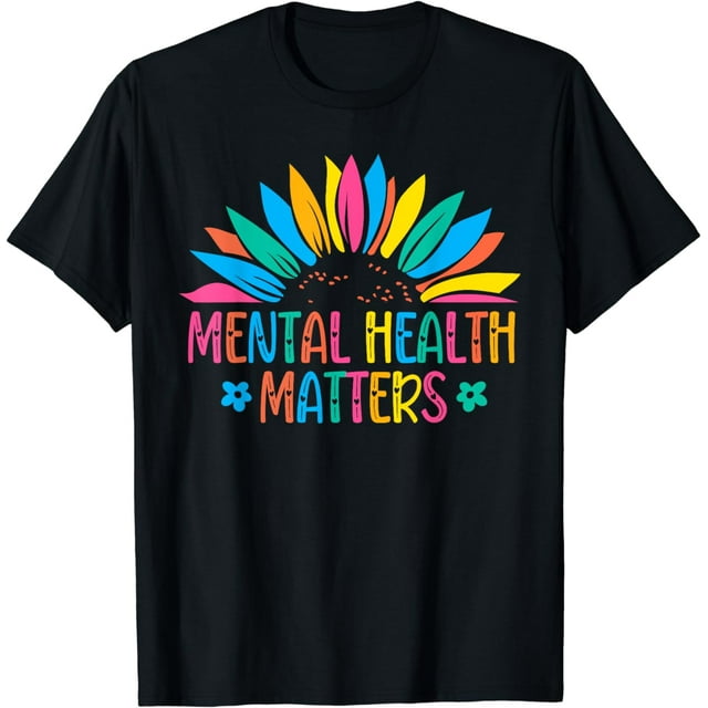 Mental Health Matters Brain Illness Mental Health Awareness T-Shirt - Walmart.com
