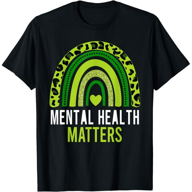 Mental Health Matters Brain Illness Mental Health Awareness T-Shirt - Walmart.com