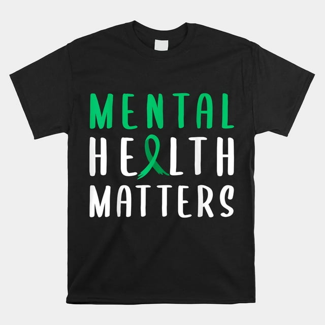 Mental Health Matters Green Ribbon Shirt - Walmart.com