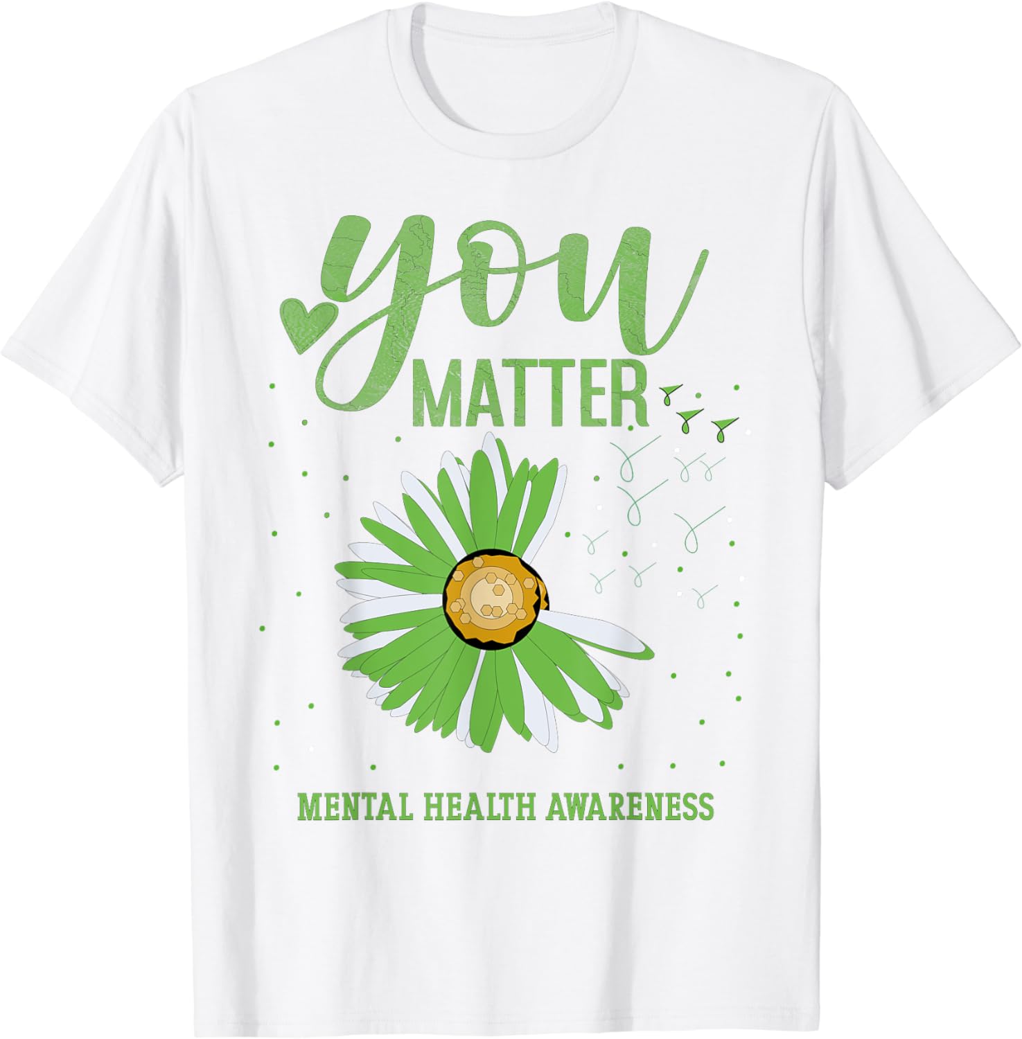 Mental Health Matters, Mental Health Awareness Support T-Shirt - Walmart.com
