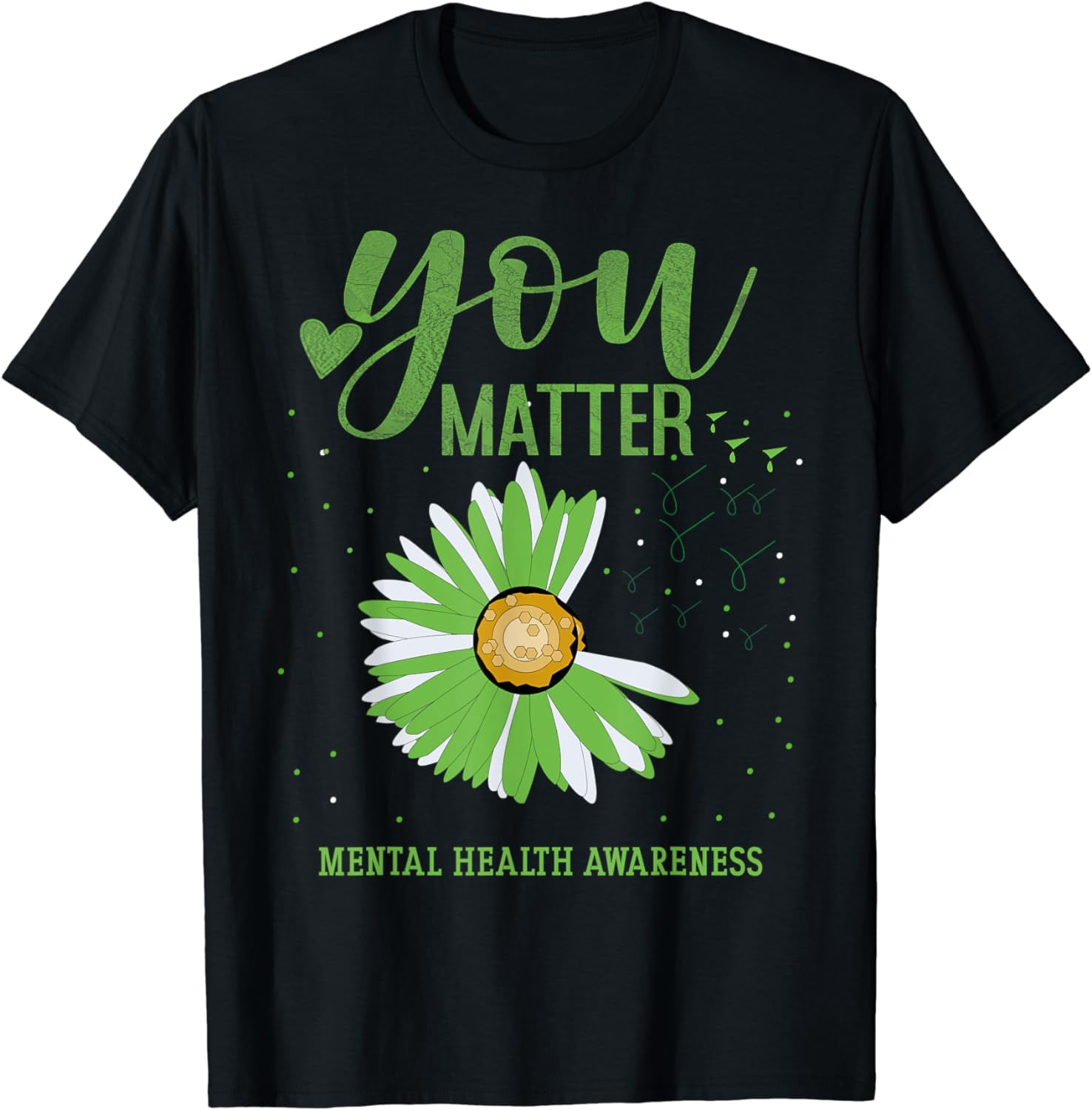 Mental Health Matters, Mental Health Awareness Support T-Shirt - Walmart.com