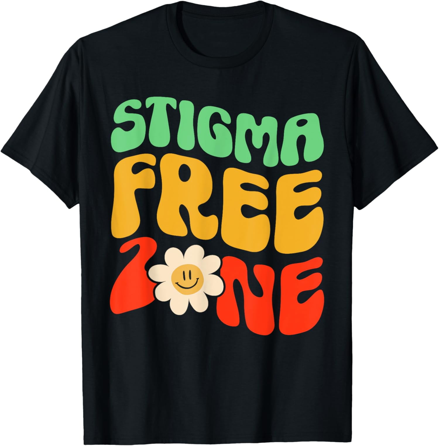 Mental Health Matters Stigma Free Zone Green Ribbon T-Shirt - Walmart.com