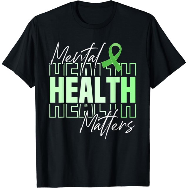 Mental Health Month We Wear Green Mental Health Awareness T-Shirt - Walmart.com