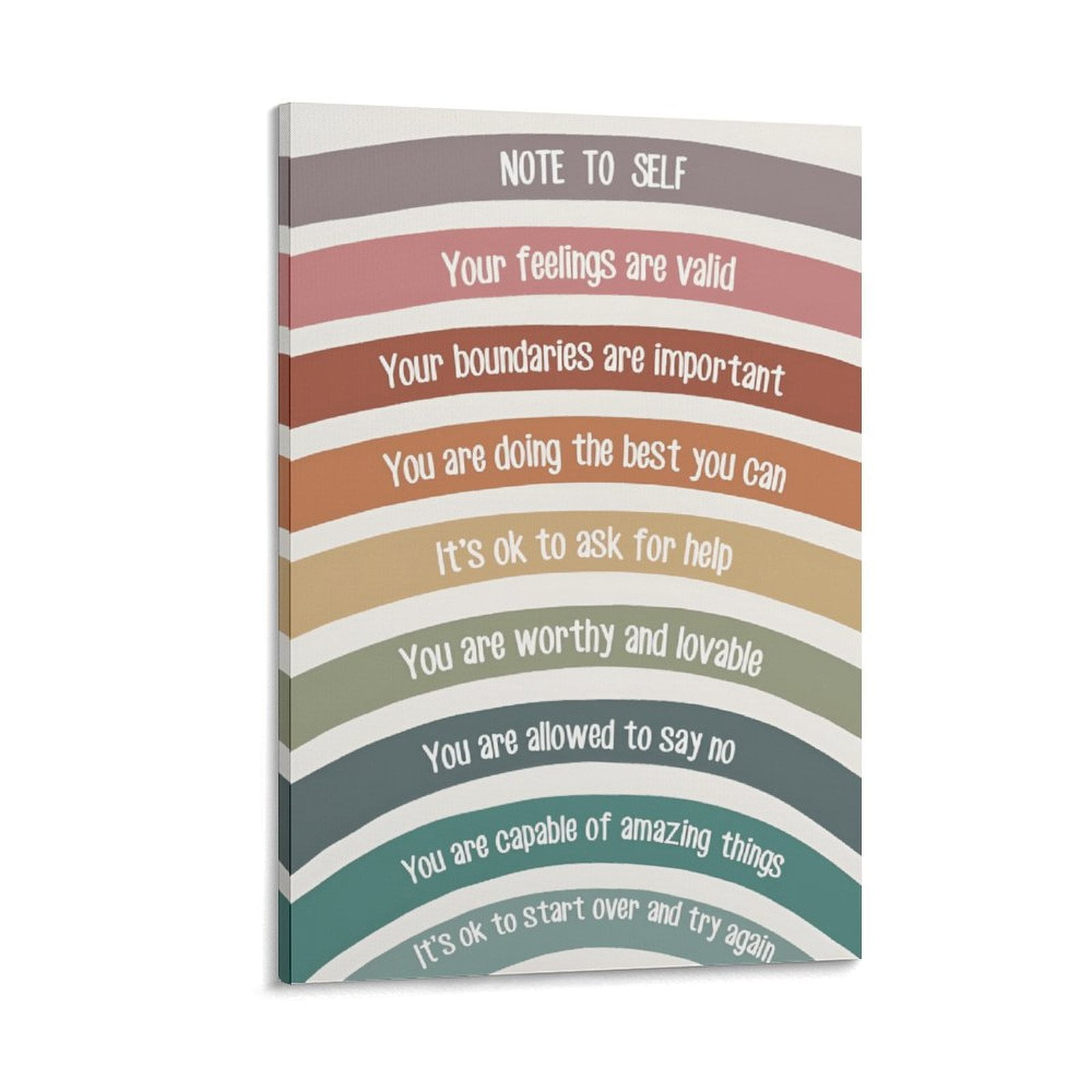 Mental Health Reminder Poster , Positive Psychology Affirmations ...