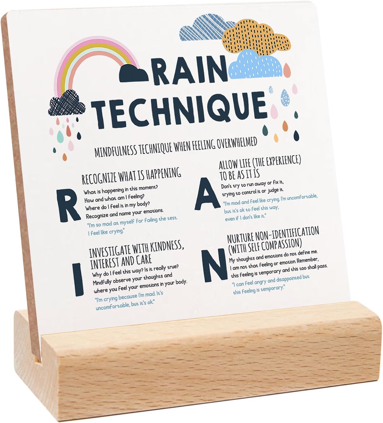 Mental Health Reminders Gift, Positivity Recovery Self Care Encourage ...