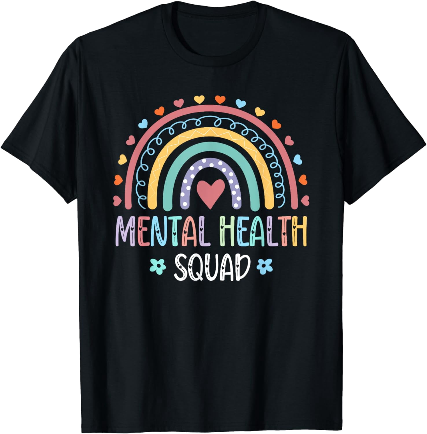 Mental Health Squad Brain Illness Mental Health Awareness T-Shirt ...