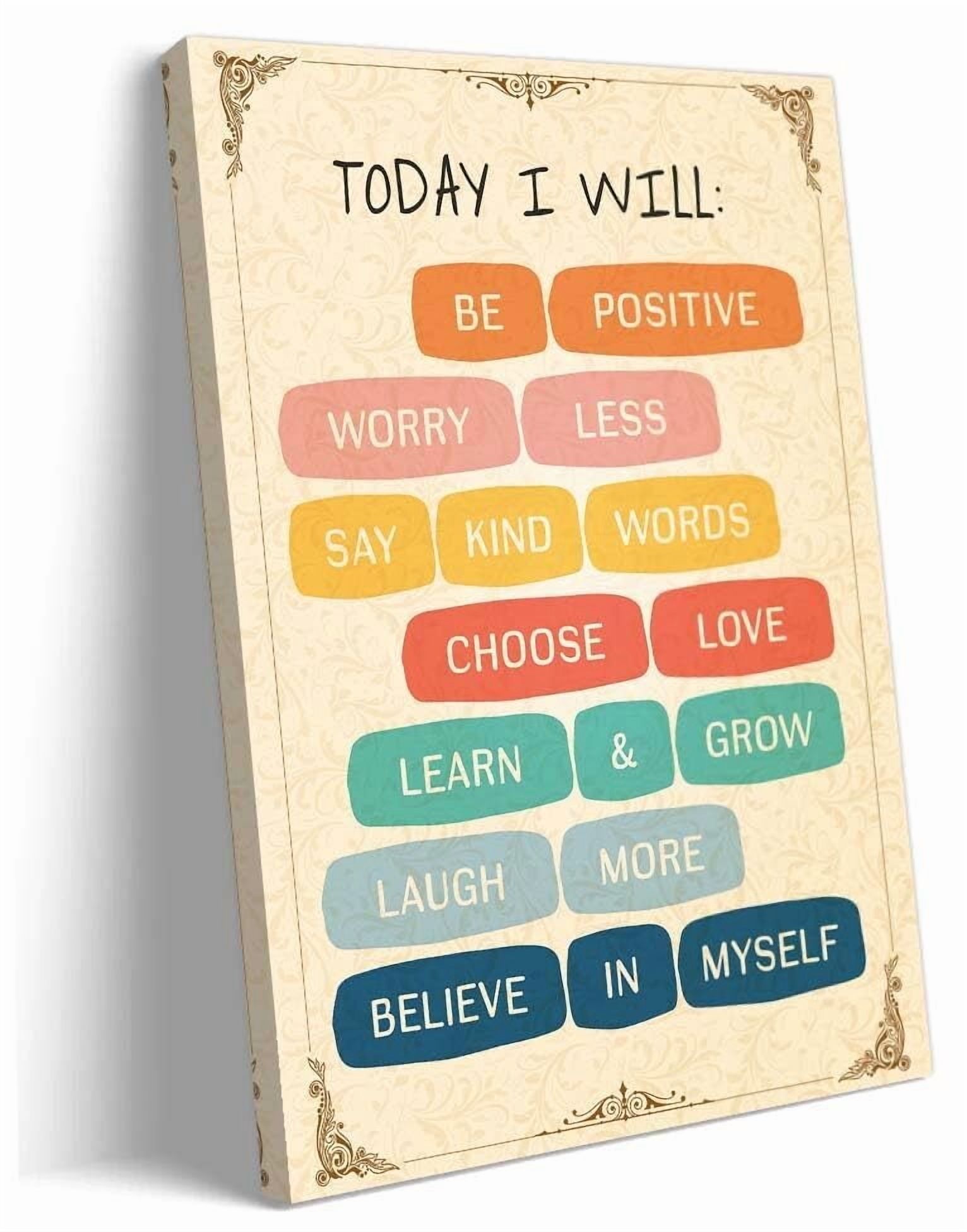 Mental Health Wall Art Daily Affirmations Therapy Prints Classroom ...