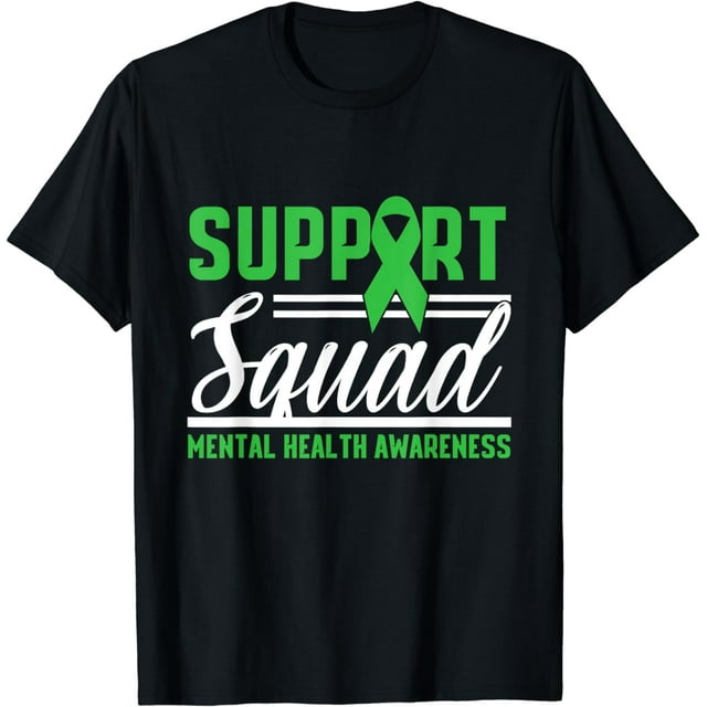 Mental Health Warrior Support Squad Mental Health Awareness T-Shirt - Walmart.com