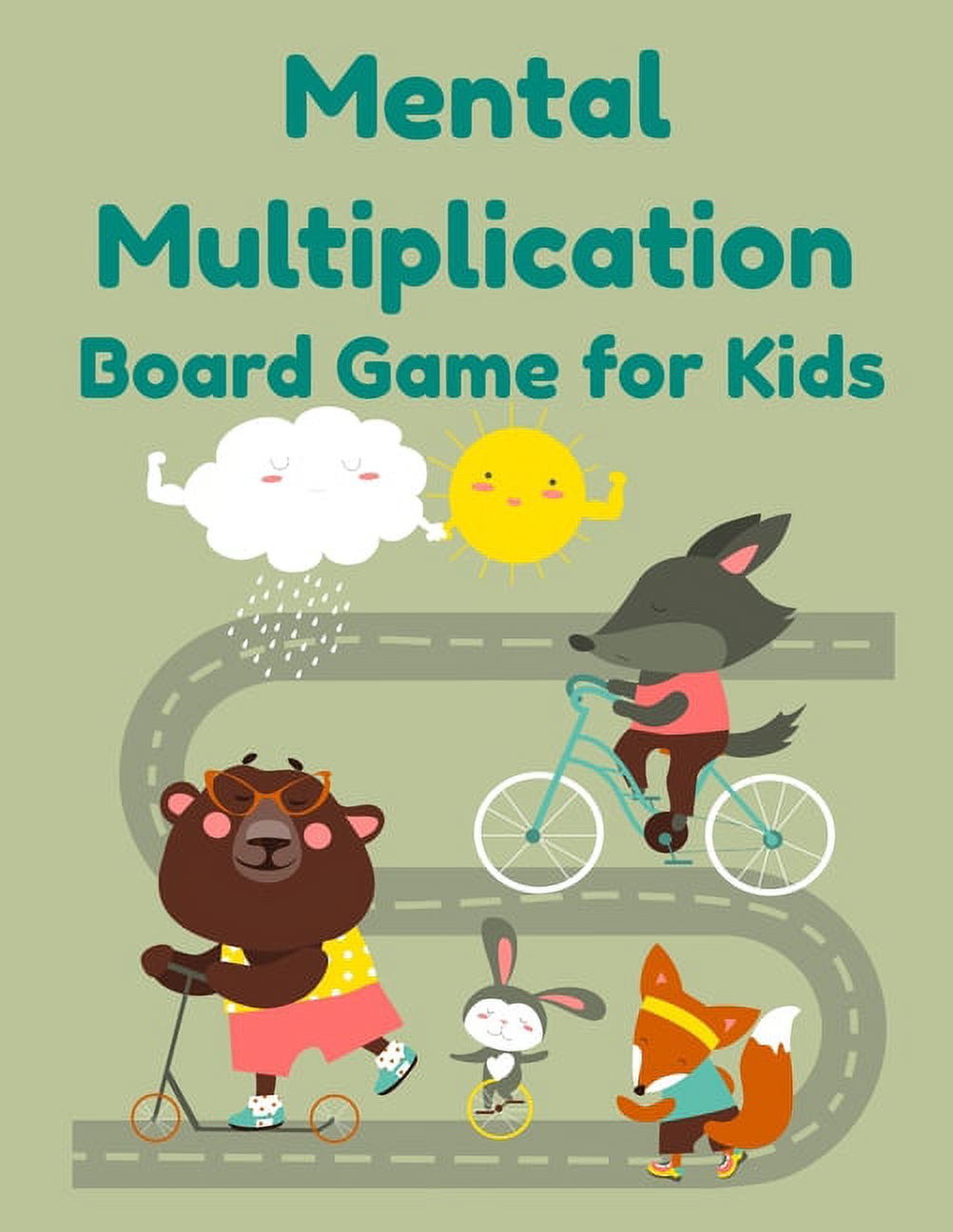 Mental Multiplication Board Game for Kids : Educational Math Game Book ...
