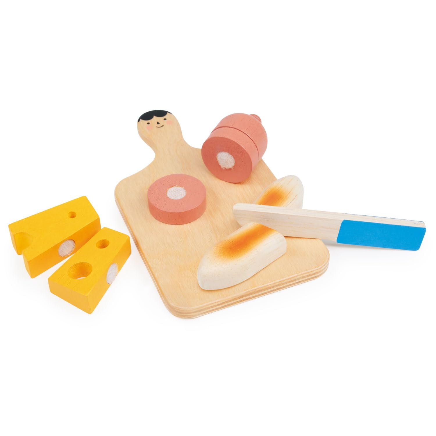 Mentari Toys - Smiley Charcuterie Chopping Board - 9pc Wood Chopping ...