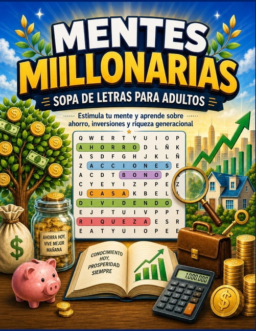 Mentes Millonarias: 80 Sopas de Letras para Despertar Tu Inteligencia ...