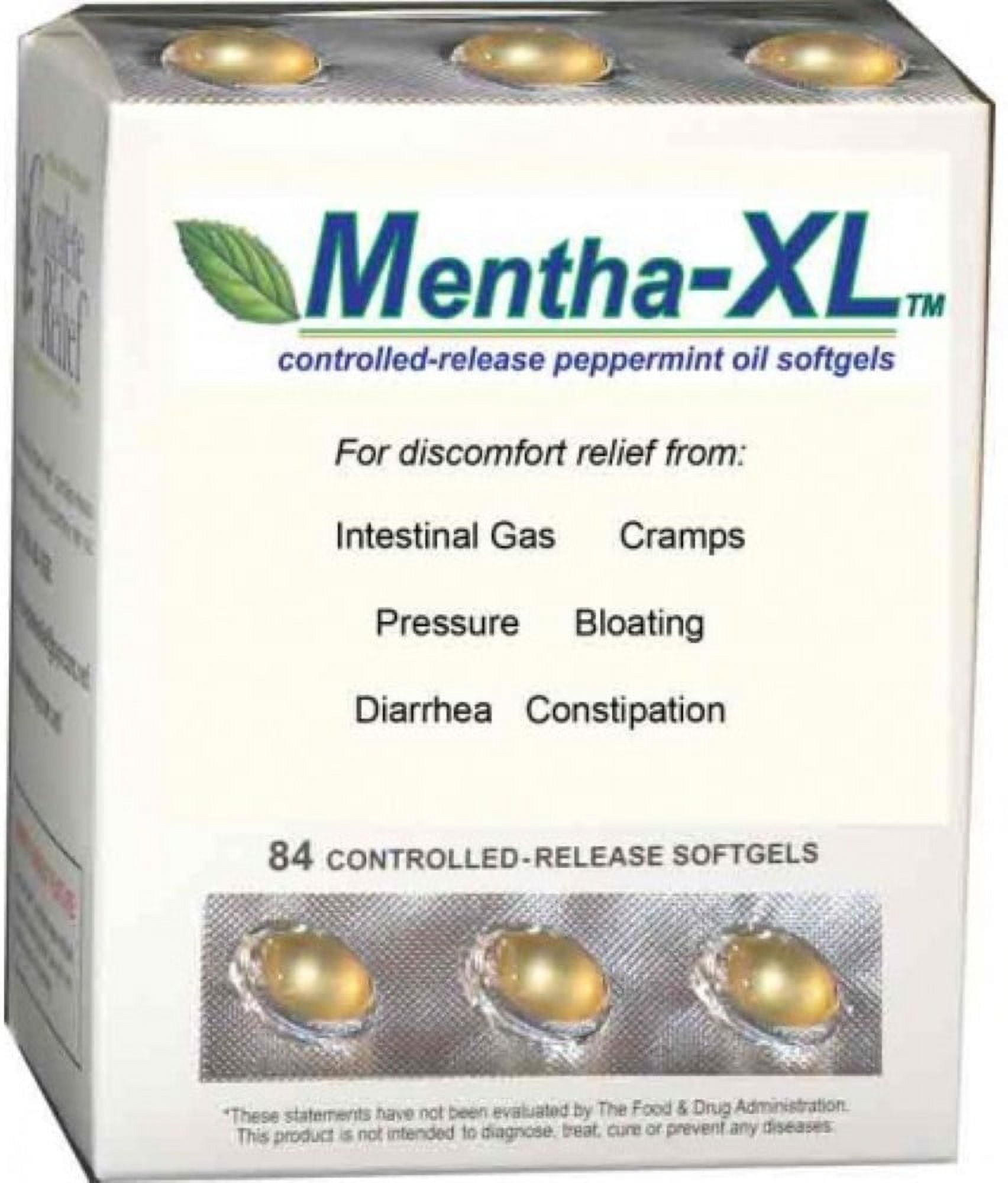Mentha-XL 200mg Health Enteric Coated Peppermint Oil Softgels, 84 Each ...