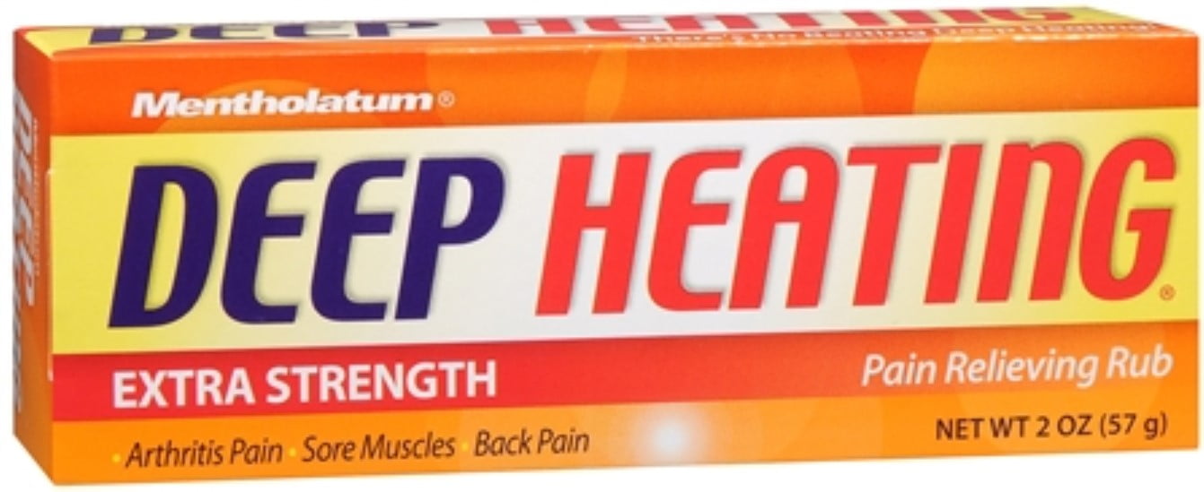 Mentholatum Deep Heating Rub 2 oz (Pack of 4) - Walmart.com