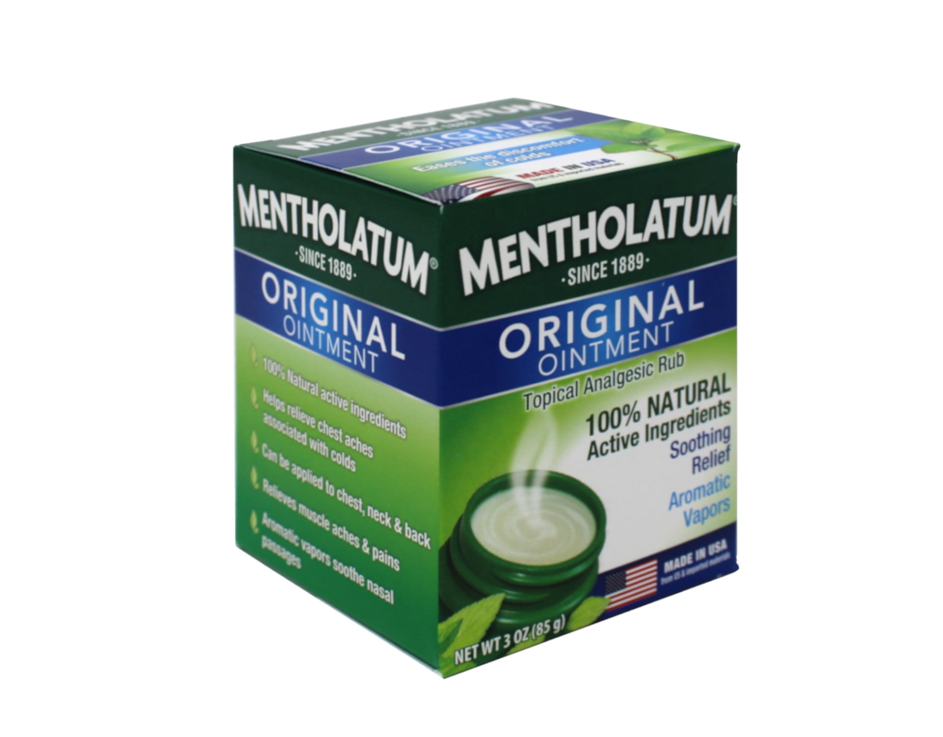 Mentholatum Ointment 3 oz, Soothing Relief for Aches and Pains ...