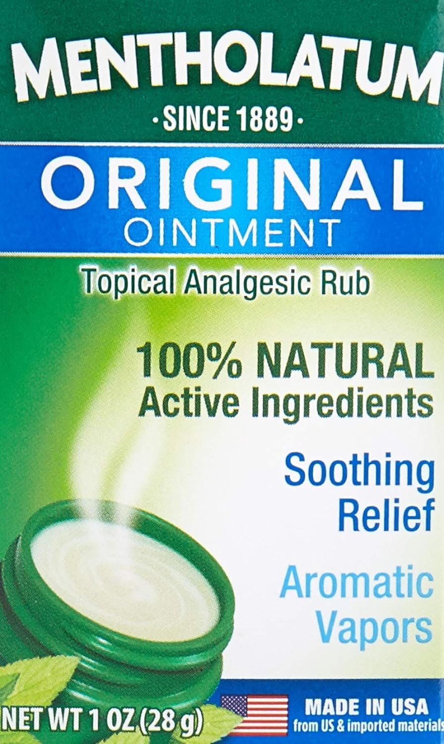 Mentholatum Ointment Jar 1 oz (Pack of 6) - Walmart.com