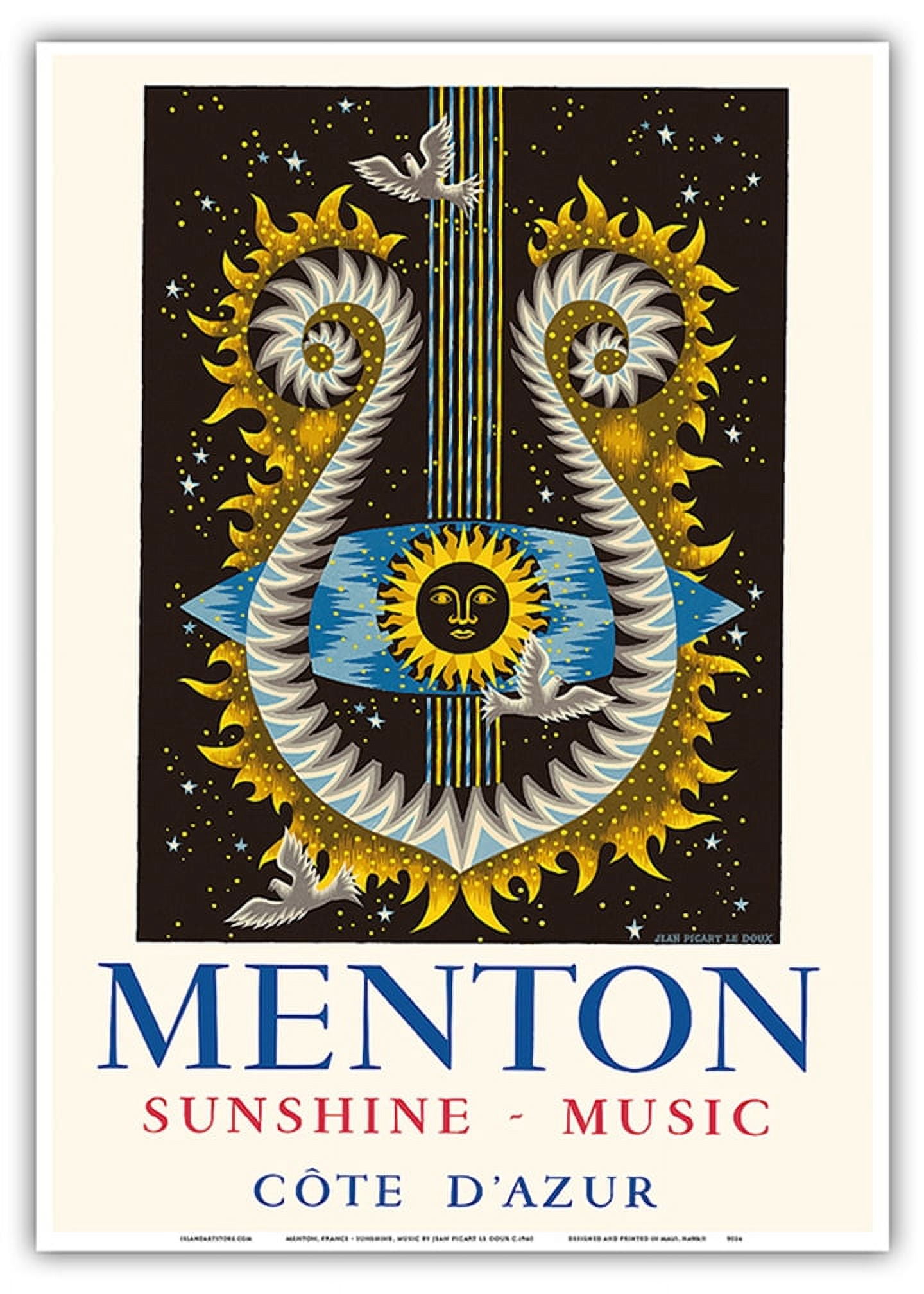 Menton France - Cote d’Azur - Sunshine and Music - Vintage Travel ...