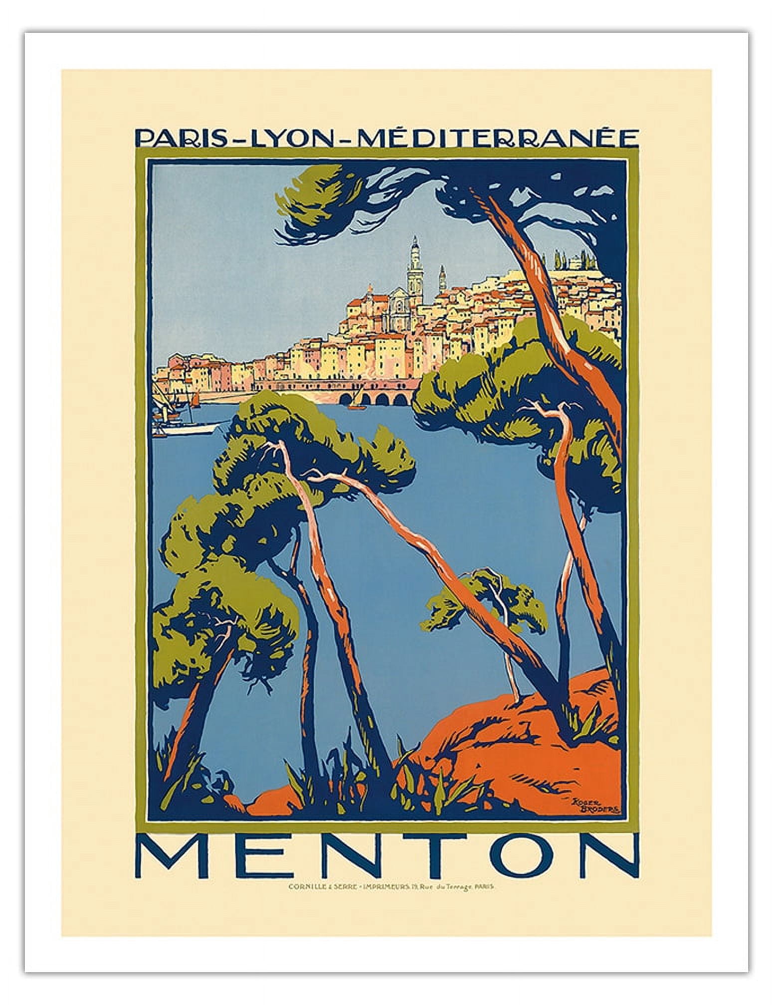 Menton - The Pearl of France - Paris-Lyon-Méditerranée Railway ...