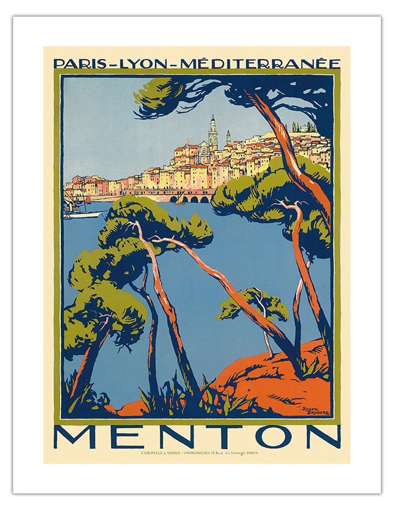 Menton - The Pearl of France - Paris-Lyon-Méditerranée Railway ...