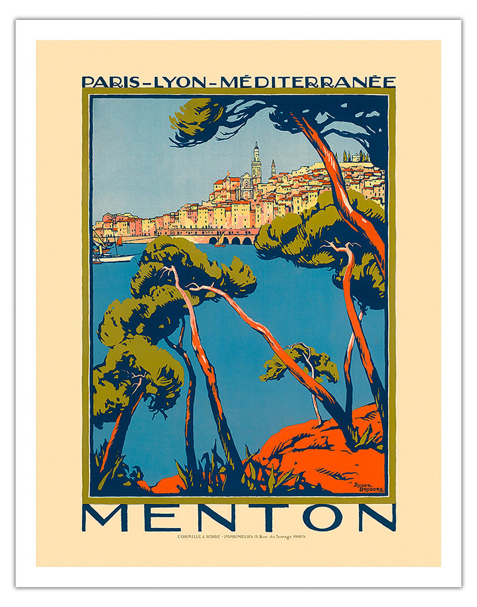 Menton - The Pearl of France - Paris-Lyon-Méditerranée Railway ...