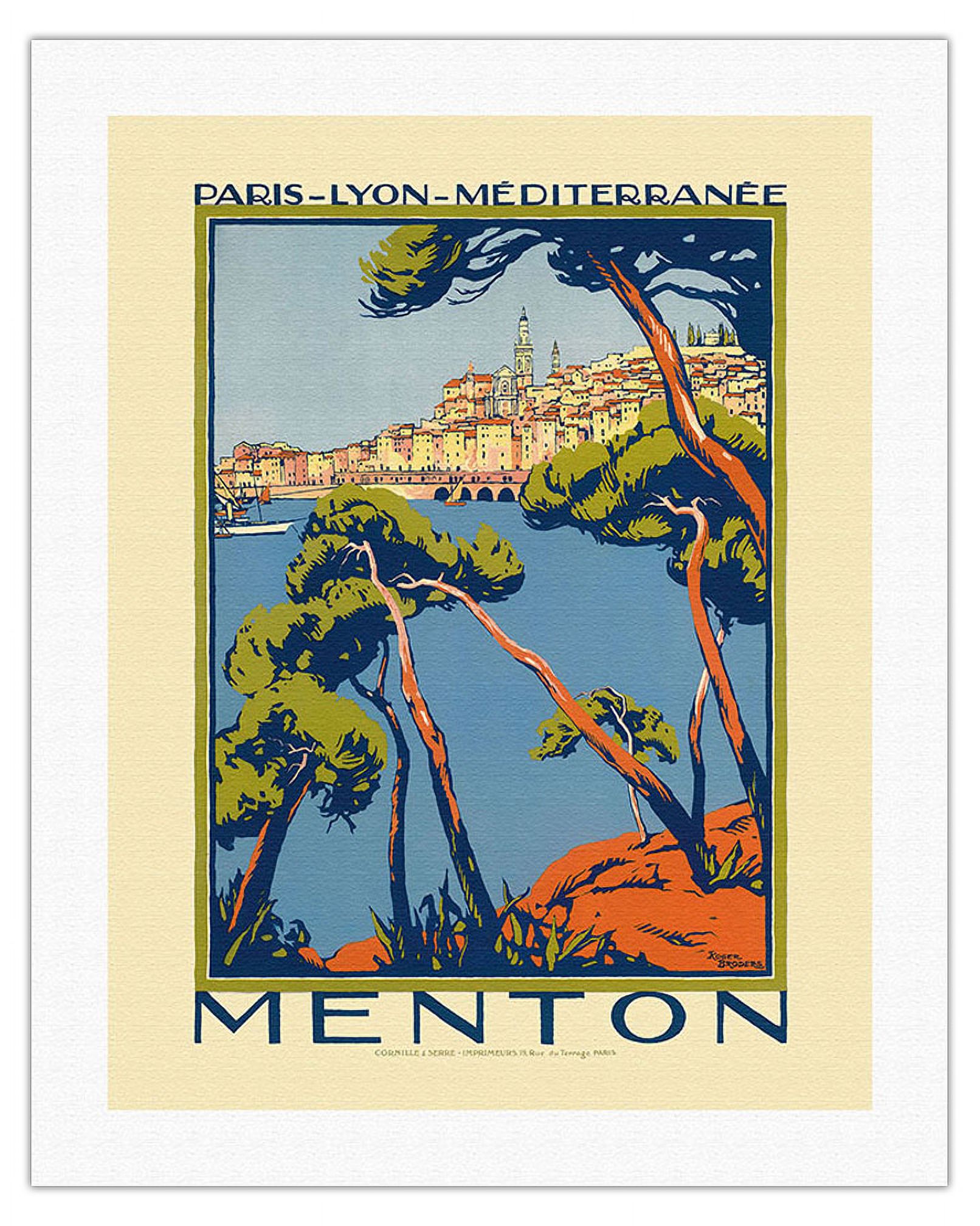 Menton - The Pearl of France - Paris-Lyon-Méditerranée Railway ...