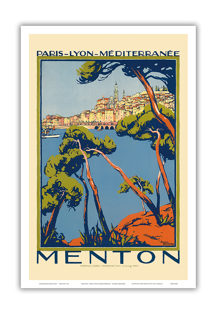 Menton - The Pearl of France - Paris-Lyon-Méditerranée Railway ...