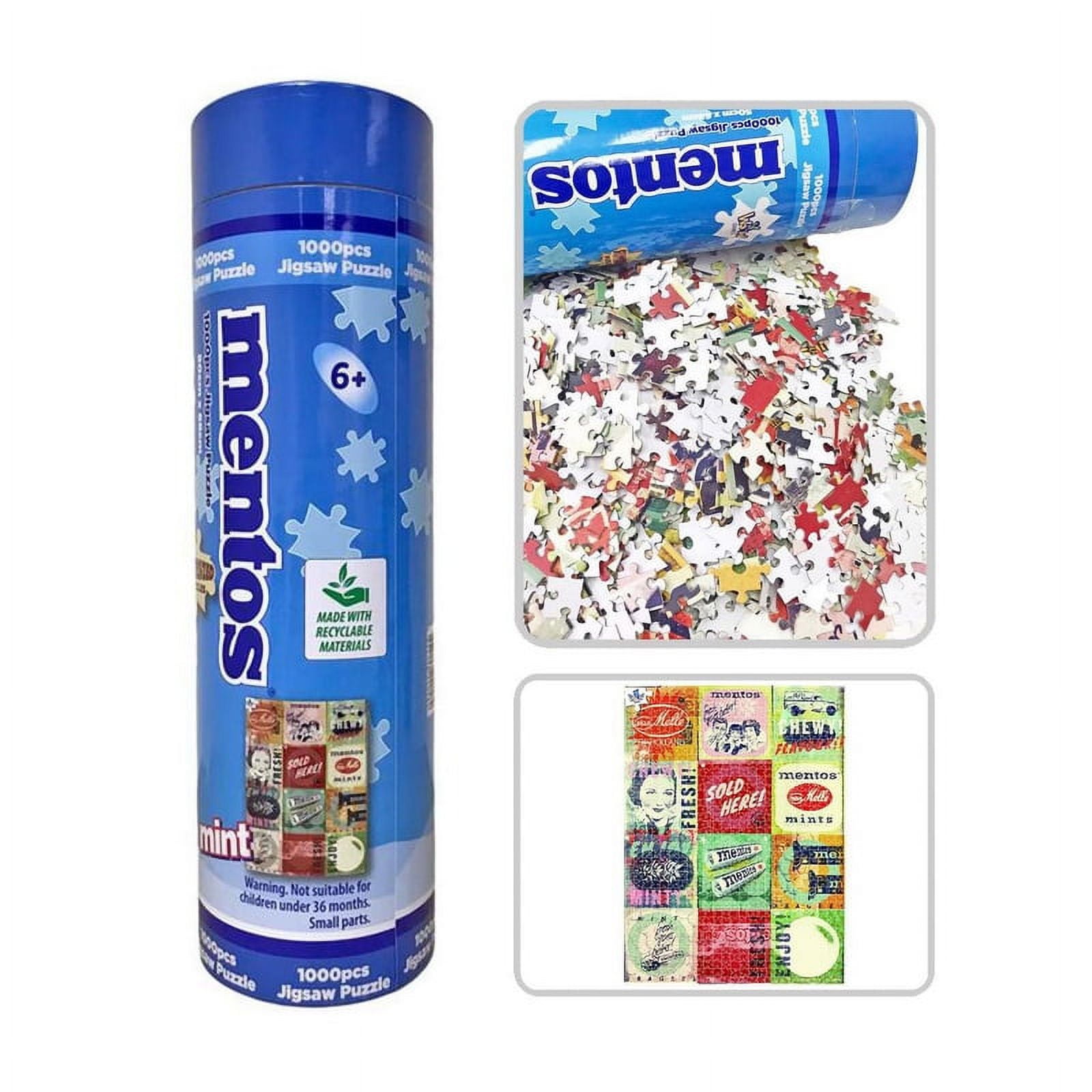 Mentos 1000 Piece SuperSized Jigsaw Puzzle | Mint - Walmart.com