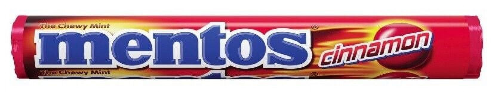 Mentos CINNAMON Candy Chewy Breath Mints - 14 Mints Per Roll - 1.32 oz ...