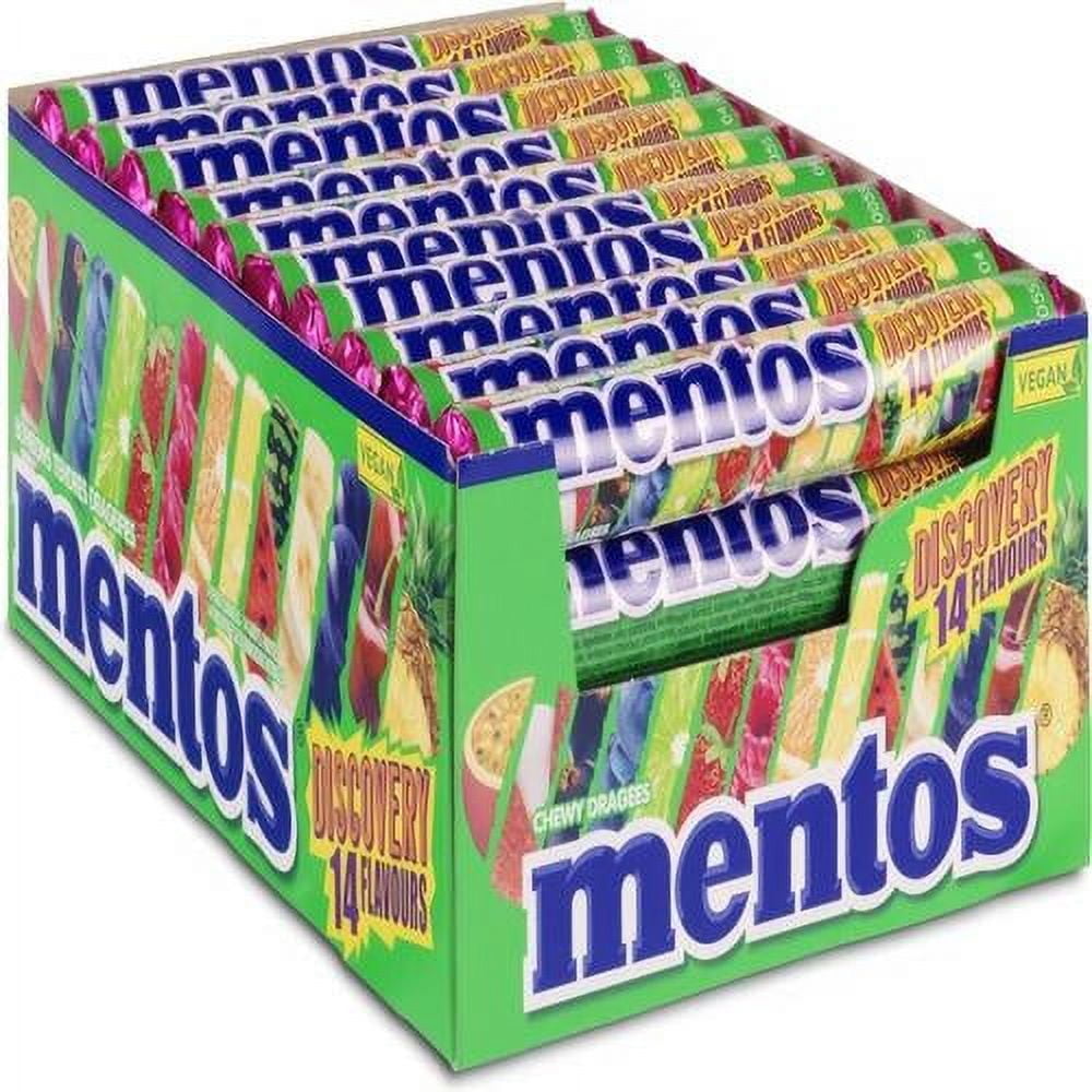 Mentos Discovery 14 Different Fruit Flavours I 40 Rolls X 1.32 Ounce ...