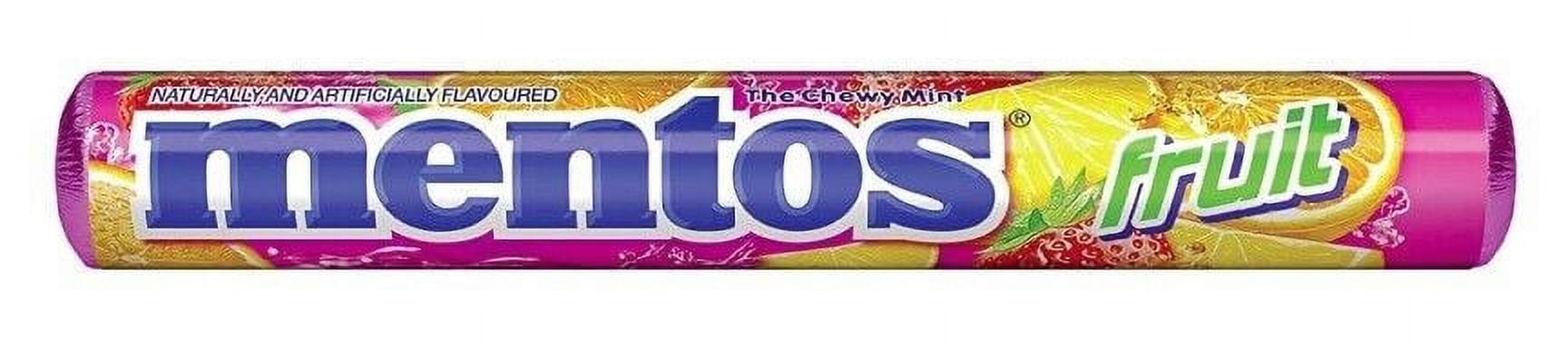 Mentos FRUIT VARIETY Candy Chewy Mints - 14 Mints Per Roll - 1.32 oz ...