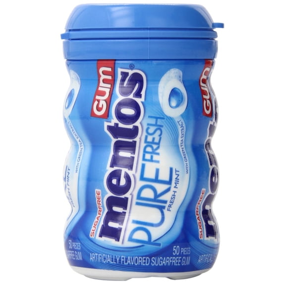 Mentos Pure Fresh Chewing Gum, Xylitol, Sugar Free, Fresh Mint, 200 ...