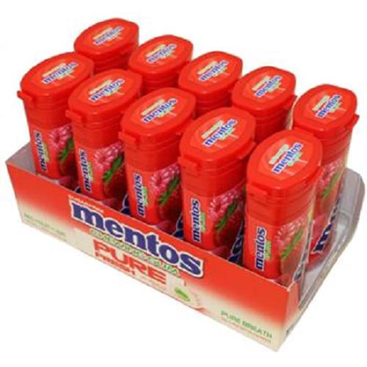 Mentos, Gum Red Fruit/Lime, Count 10 (15Pcs) - Gum / Grab Varieties ...