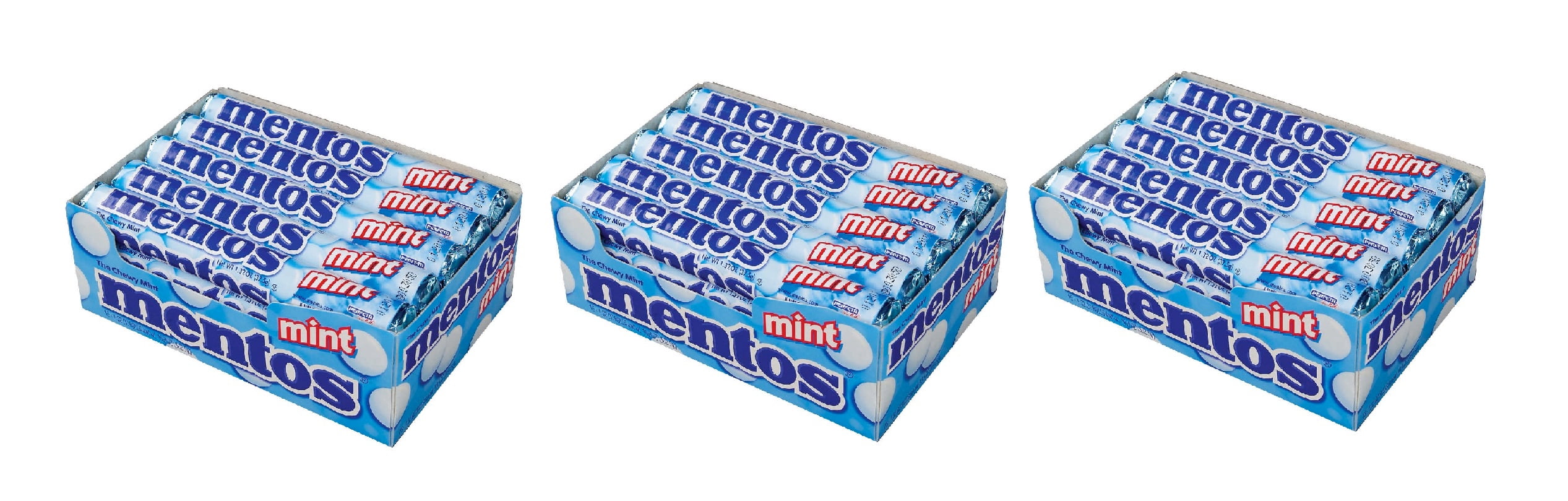 Mentos, Mint, 1.32 oz, 15 ct 3PK - Walmart.com