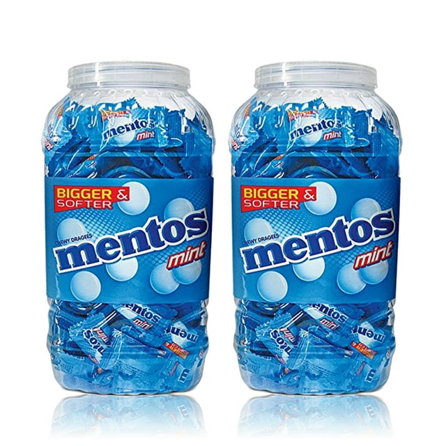 Mentos, Mint Flavour, Chewy Candy Jar, 540 g, 200 pc - (2 Pack ...