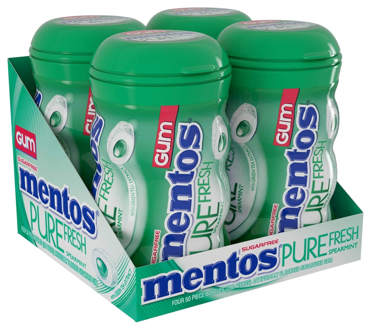 Mentos Pure Fresh Spearmint Gum - 24 per case. - Walmart.com