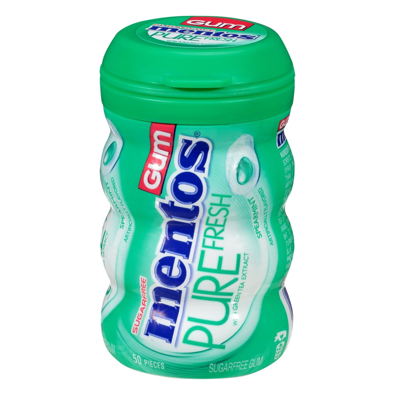 Mentos Pure Fresh Sugar Free Chewing Gum - Spearmint - 50 pc (Packaging ...