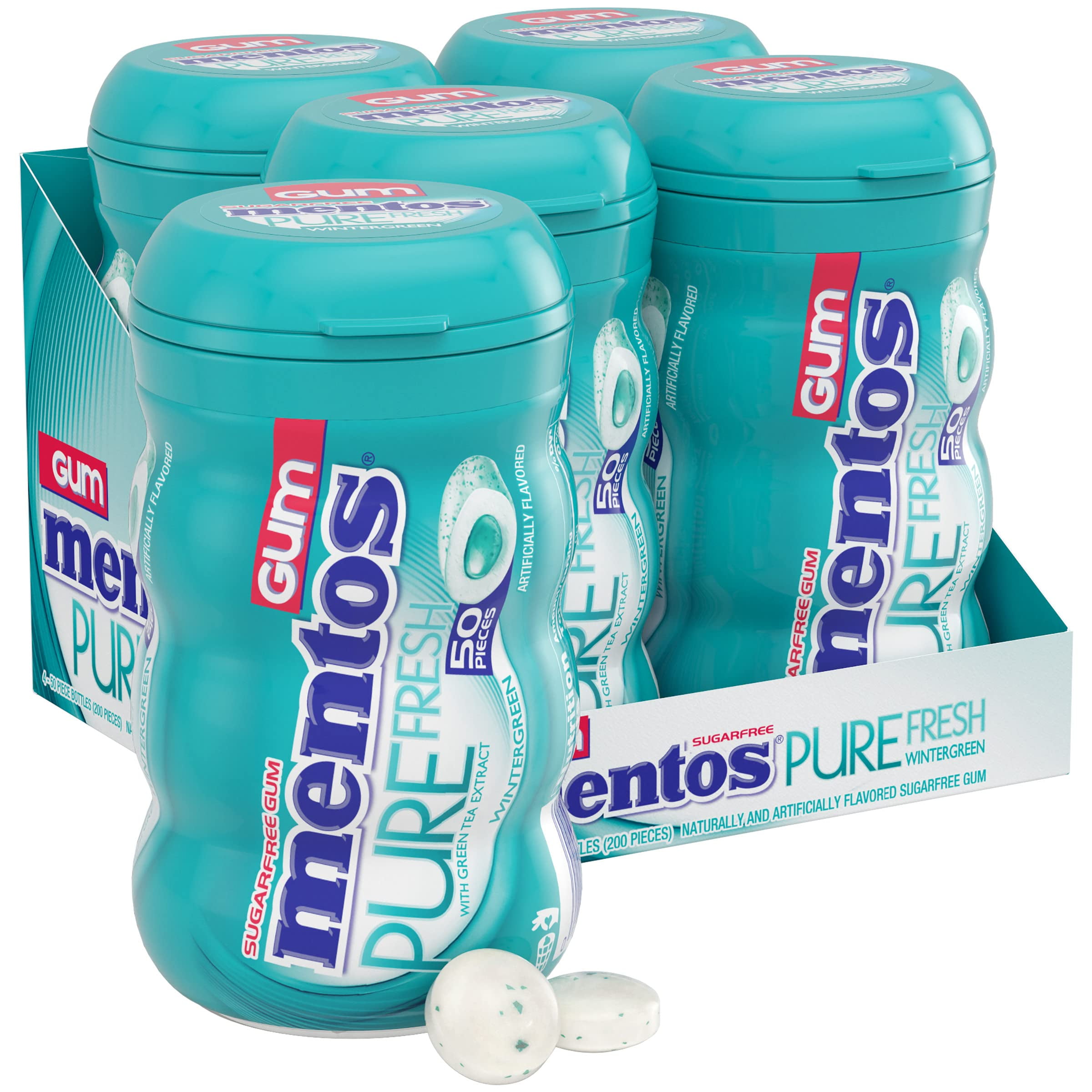 Tic Tac MENTOS GUM - Chewing-Gum Pure Fresh Fraise - Parfum Fraise ...