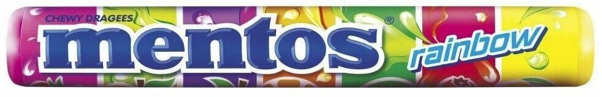 Mentos RAINBOW Candy Chewy Breath Mints - 14 Mints Per Roll - 1.32 oz ...
